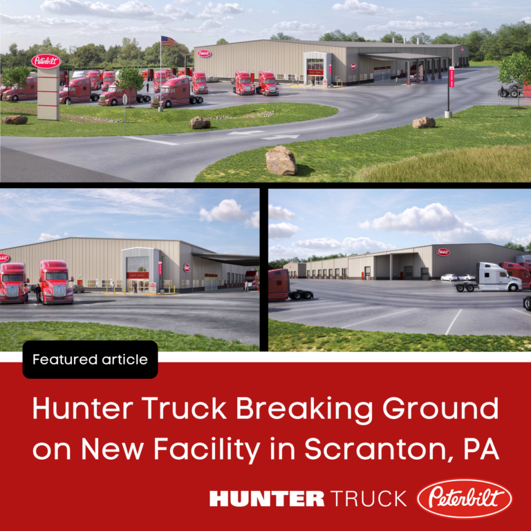 Hunter Truck Breaking Ground on New Facility in Scranton, PA - Hunter Truck